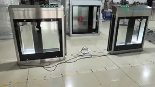 safety barrier gate system half height psd platform light rail station access control unit
