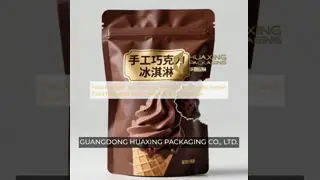 multi layer frozen food packaging pouch with anti fog easy open design