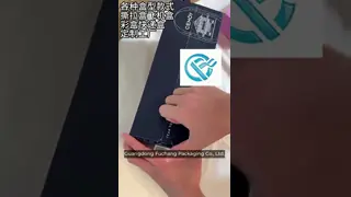 custom printed cosmetic tear off aircraft box with zipper