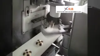 6000 pcs / hour filling twister biscuit production line