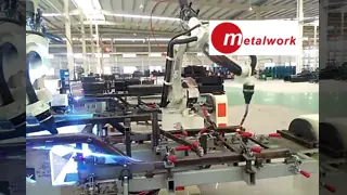 robotic welding systems for electric bike / motorcycle frame rws series robotics welding station