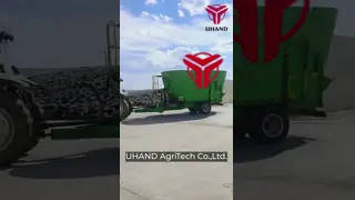 8m³ capacity tmr vertical feed mixer wagon for medium livestock ranches anti corrosion