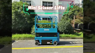 self propelled scissor lift 12m platform lift