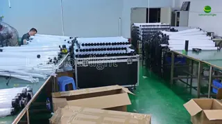 50mm 2m length dmx control rgb programmable led standing tube lights