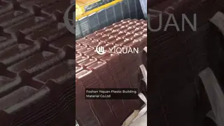 spanish 960mm width upvc roof tile pvc roof sheet for residential