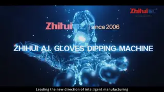 plc glove production machine pu pvc coated nitrile glove machine