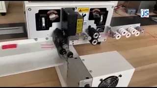 junsheng hr-220t high speed steel blade 450w power lcd display cable stripping machine
