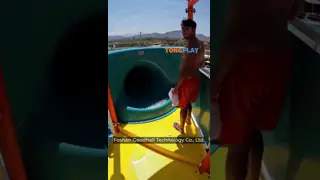 open air thickened long slide speed water slide for outdoor water playground