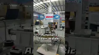 automatic rotary seam welding machine for filter cartridge wire mesh cylinder