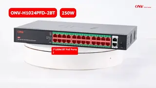 24 poe ports 60w poe++ gigabit uplink network switch with sfp fiber port
