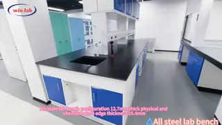 ergonomic laboratory benches heavy duty modular laboratory furniture with epoxy coated steel