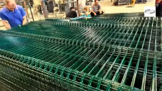 high security 358 mesh anti climb fence with 76.2mm x 12.7mm mesh size and 4.0mm wire diameter