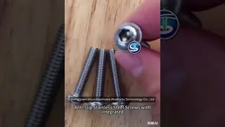 stainless steel flange screws m5 anti slip hexagon with nut and washer ship accessories