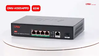 plug and play 6 port poe switch with 30w poe+ power and gigabit uplink