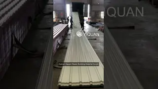 3mm thickness pvc roof tiles upvc anti rusty heat resistant nonflammable roof sheet