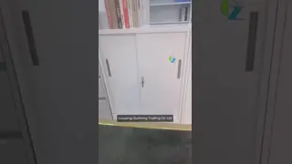 small sliding door 12mm edge steel office filing cupboard manufacturers