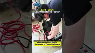 zxhl-100p dc 100a contact resistance meter continuously output high current with printer