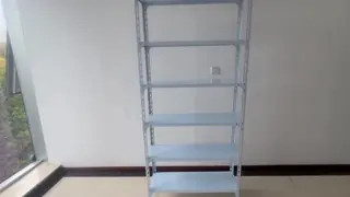 cold rolled steel light duty shelving space saving metal shelves