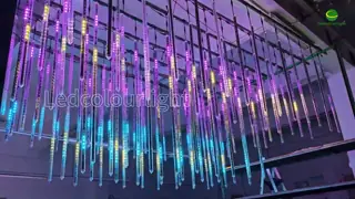 1000mm led meteor lights rgb full color milky white tube for outdoor decorative application