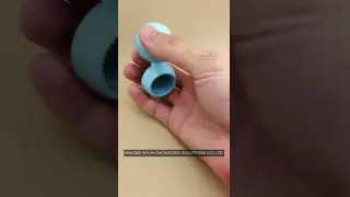 sky blue plastic smooth spherical lid for cosmetic bottles