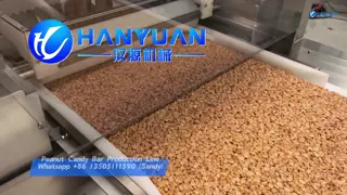 high capacity automatic peanut candy bar production line