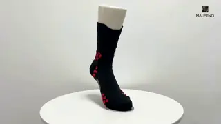 terry custom cycling socks abrasion resistant 3d dots crew sport socks