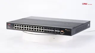 36-port 10g uplink managed industrial ethernet switch with 176gbps switching capacity