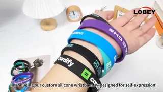 custom printed rubber wrist band silicone slap bracelet for children waterproof