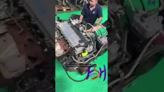 oem odm isuzu 4he1t used diesel engine assy for bus npr truck auto parts