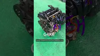hyundai g4ke gasoline powered four cylinder engine assembly