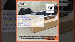 rear bumper assembly for hyundai elantra 2024 high toughness pp material impact and scratch resistan
