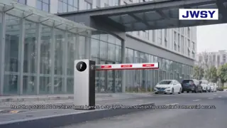 led glowing boom barrier gate with dc brushless motor and 4m boom length for premium parking control
