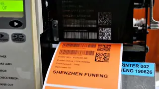 matte finish wire and cable labels thermal transfer clear vinyl self laminating wrap around