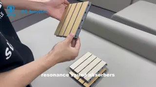 fireproof groove wood acoustic wall panel 3d wall panel mdf melamine board