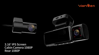 loop recording 3ch dash cam 4k 1080p cabin rear recording built in wifi gps