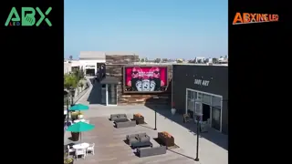 p8 outdoor led screen panel storefront double sided billboard commercial promotion abxing