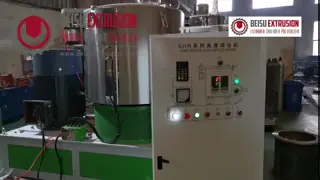 1200kg/h horizontal spc pvc mixer machine plant