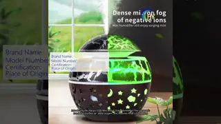 usb mini wood grain ultrasonic humidifier air purifier with rgb led lighting