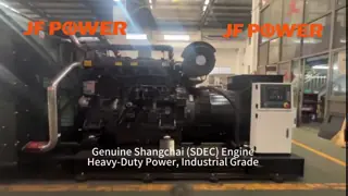 656kw shangchai engine open type diesel generator set with leroy somer alternator
