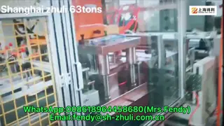 63 ton foil pan making machine  with mitsubishi plc and schneider components
