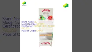 food paper display stand soup pop stand display unit promotion display rack
