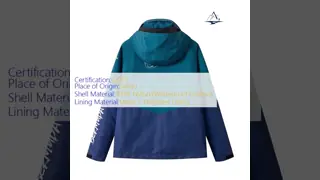 220 gsm waterproof breathable outdoor jacket windbreaker with adjustable hood