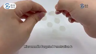 6 counts hydrocolloid pimple patches anti inflammatory microneedle acne patches
