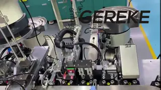 sprayer pump core automatic assembly inspection machine 2.5kw 60-65pcs/min