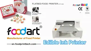personalized desktop flatbed food printer edible picture for bakeries