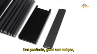sliding door bottom rail aluminum profile  6063-t6 2.2mm powder coated anodized