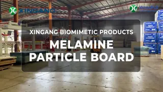 2-25mm melamine particle board eco friendly formaldehyde free veneered particle board