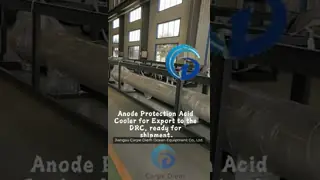 anodic protection acid unit with electrochemical passivation for uniform fluid dispersion