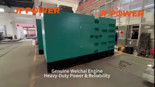200kw 250kva weichai silent industrial diesel generator set with low noise operation