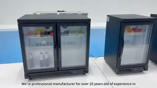 1360mm 275l glass front freezer precise temperature control 3 door freezer merchandiser